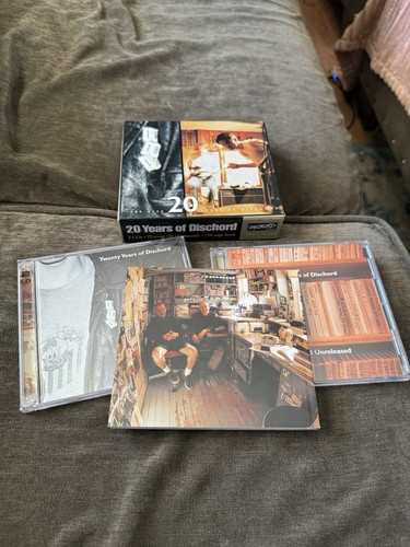 20 YEARS OF DISCHORD - 3X Compact Disc Collection with book, 21 ...