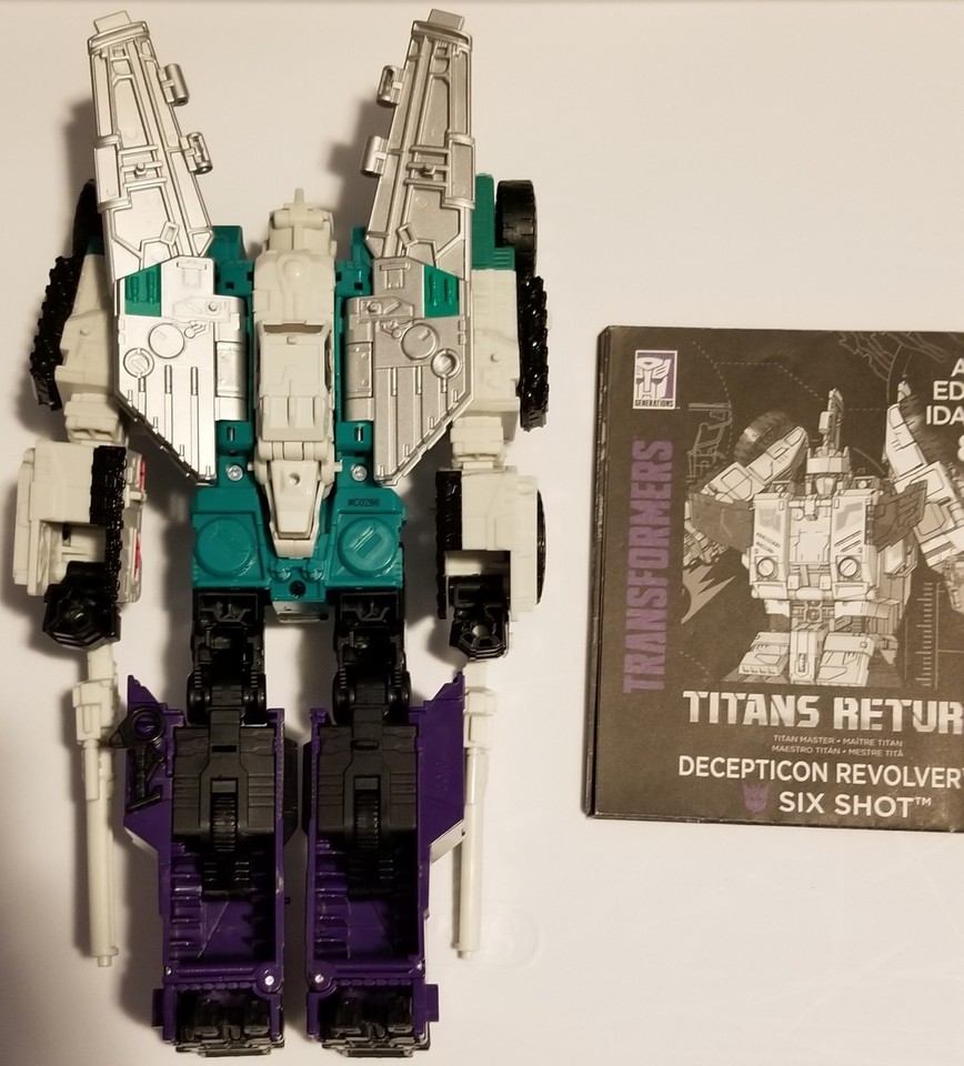 Transformers Titans Return REVOLVER & SIX SHOT Action Figure Loose ...