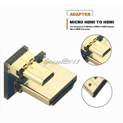 1PCS Mini Micro HDMI to HDMI Converter HDMI Screen Adapter for ...