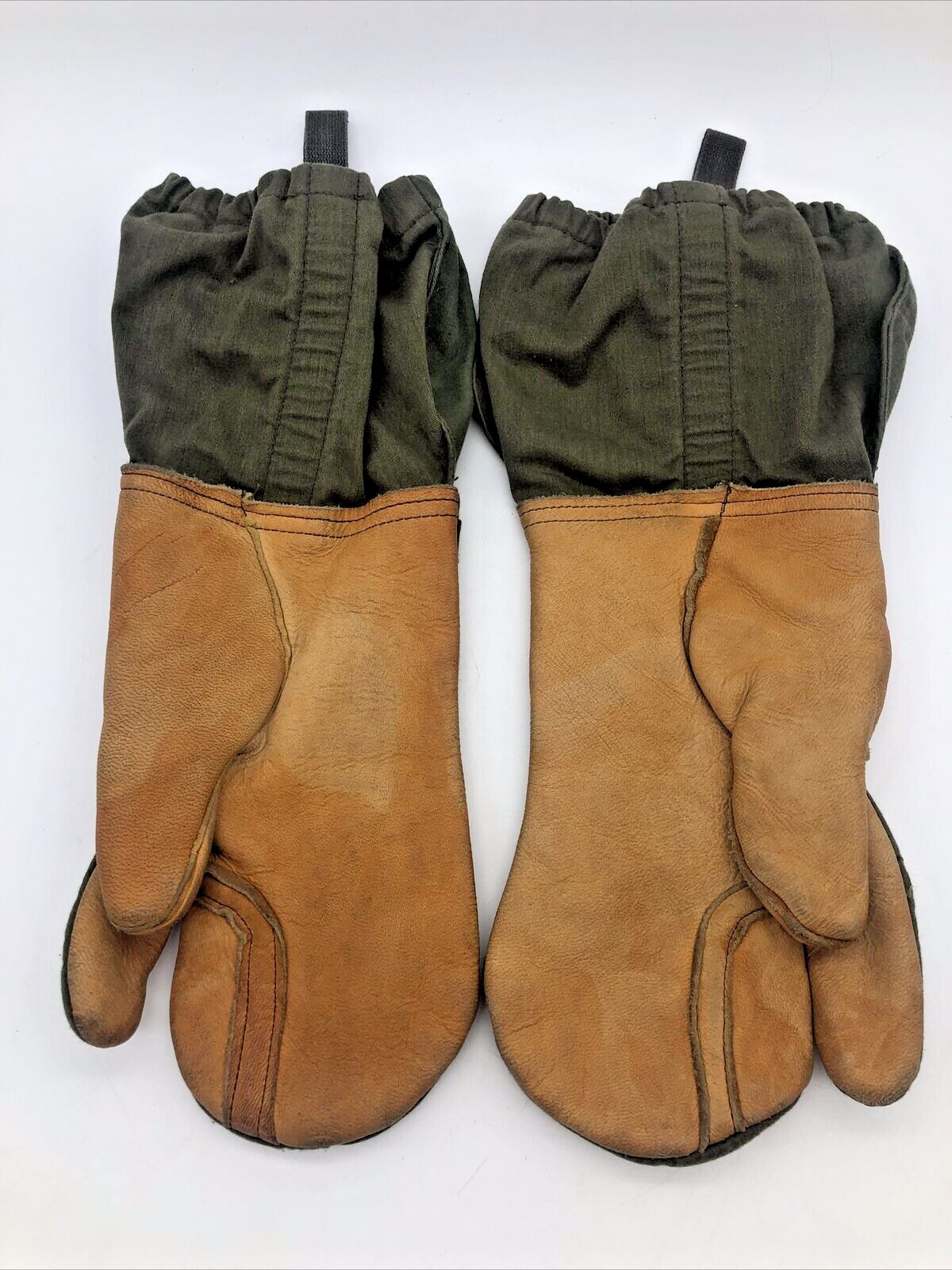 1965 Mittens Military Trigger Finger Glove Leather M … - Gem