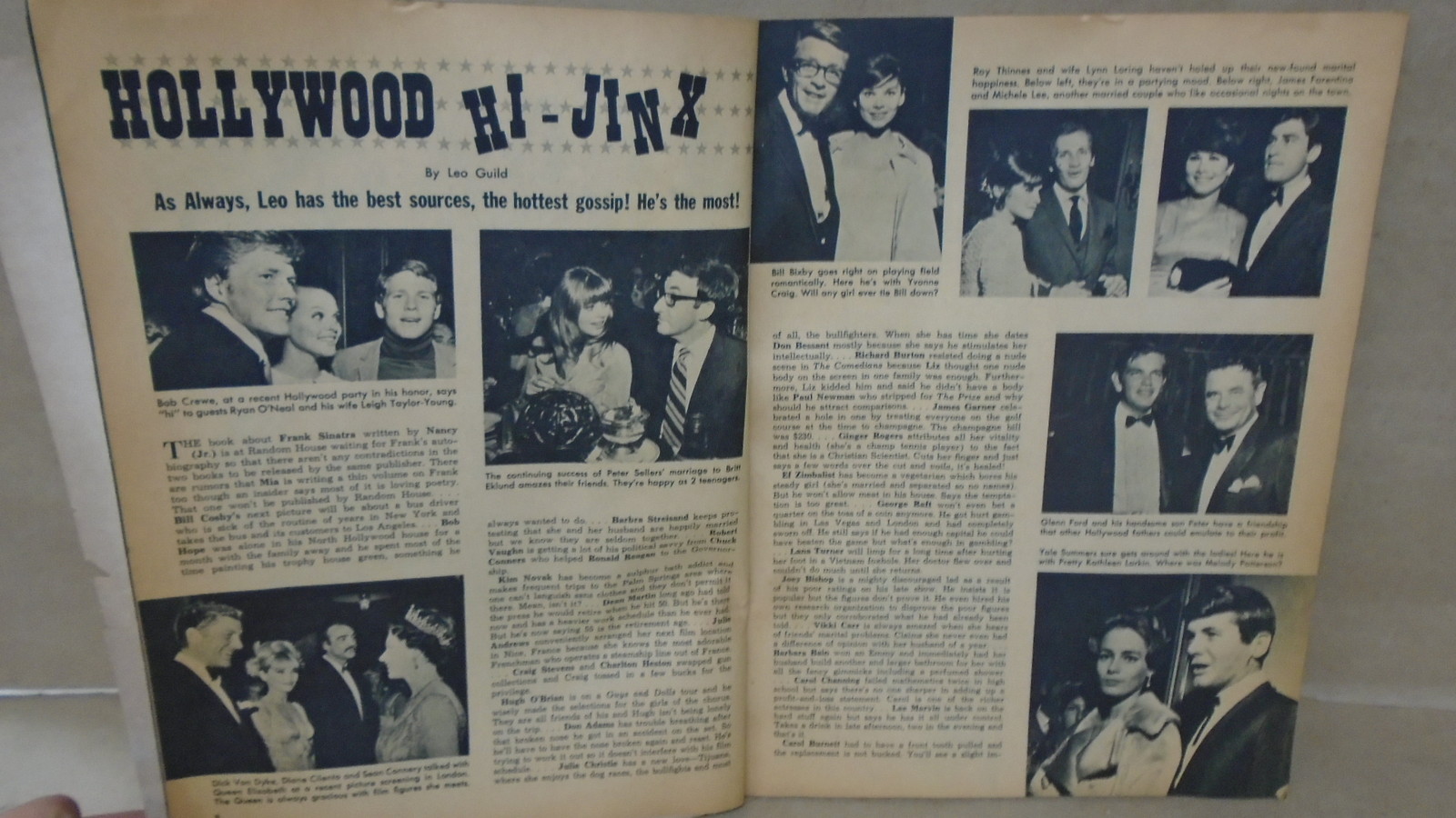 1967 Hollywood Screen Parade Magazine Love Cant Beat The White House ...