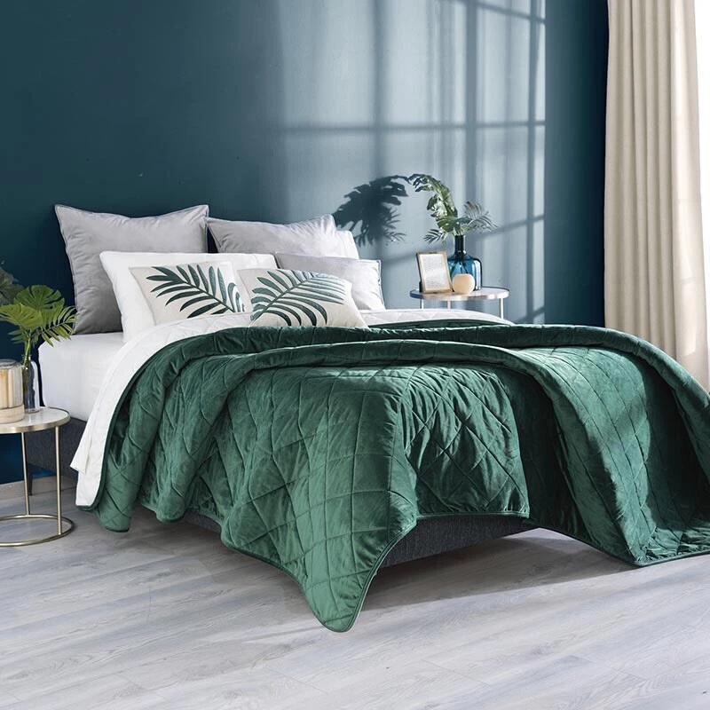 Dark Green Velvet Texture