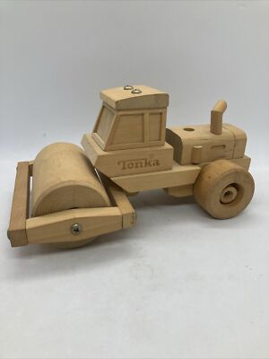 Tonka Steamroller Wood Toy | eBay