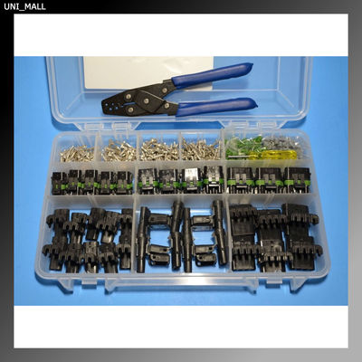 610 PCS Delphi CONNECTORS PRO-KIT w/ Crimper & Contact Removal Tool ...