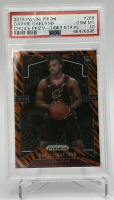 2019-20 Prizm Darius Garland Choice Tiger Stripe Prizm SSP Rookie RC ...