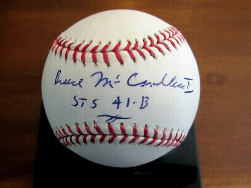 BRUCE MCCANDLESS STS NASA ASTRONAUT SIGNED AUTO OML BASEBALL JSA ...