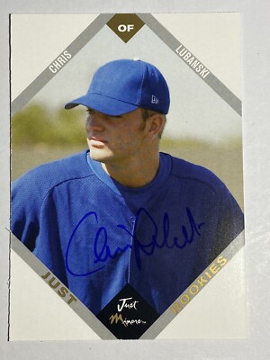 CHRIS LUBANSKI 2003 JUST MINORS #41 ON CARD AUTO 20/350 KANSAS CITY ...