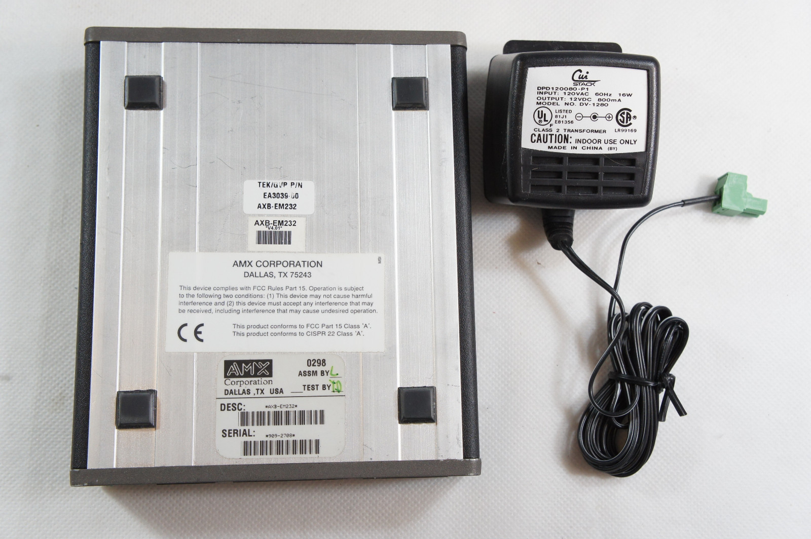 AMX AXB-EM232 Enhanced Master Controller with Power Supply, Fast 2-3 ...