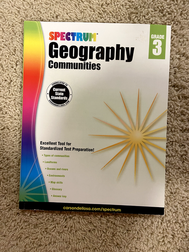 Spectrum Geography Communities - Grade 3 - Maps, Oceans, Rivers & more ...