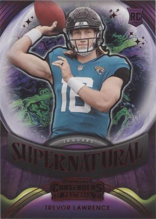 2021 Panini Contenders - Supernatural Trevor Lawrence #SN-TLR Ruby (RC ...