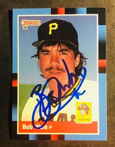 Pittsburgh Pirates BOB WALK signed auto autographed 1988 DONRUSS card ...