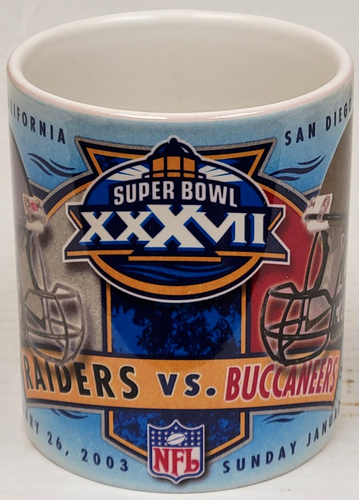 NFL Buccaneers - Raiders 11oz Ceramic Coffee Cups - Super Bowl XXXVII ...