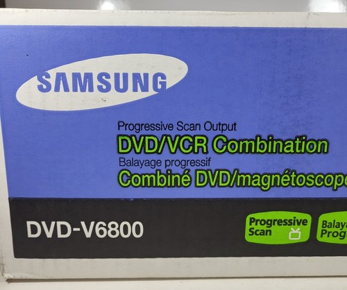 NEW Samsung DVD VCR Combo DVD-V6800 Multi-System DVD Player VHS ...