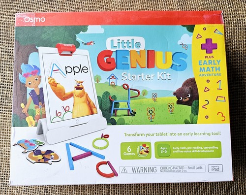 New Osmo Little Genius Starter Kit Plus Early Math Adventure For IPad Age 3-5 | eBay