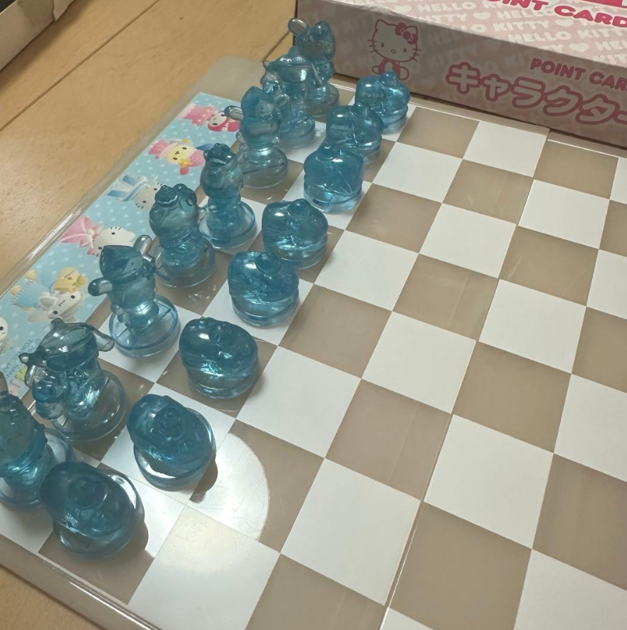 Sanrio Character Chess Board Game Hello Kitty My Melody Cinnamoroll ...