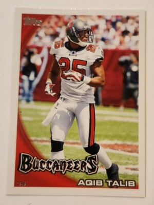2010 Tampa Bay Buccaneers Aqib Talib Topps Card #162 NM/M Condition | eBay
