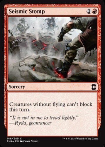 Seismic Stomp - Foil x1 - Eternal Masters - Light Play, English ...