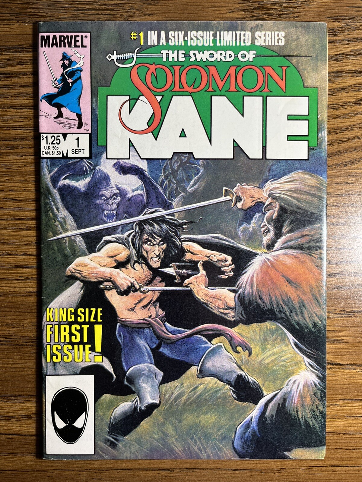 SOLOMON KANE 1 BRET BLEVINS COVER RALPH MACCHIO STORY MARVEL COMICS ...