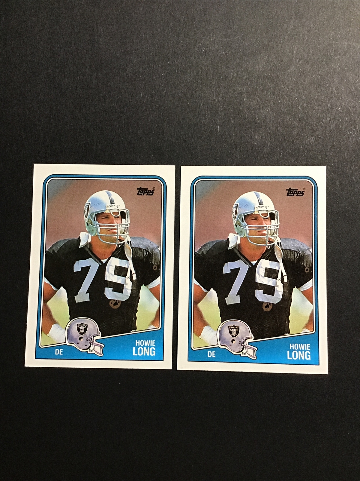 1988 Topps Football #333 Howie Long - LOT Of 2 Cards - NM-MINT - 6705 ...