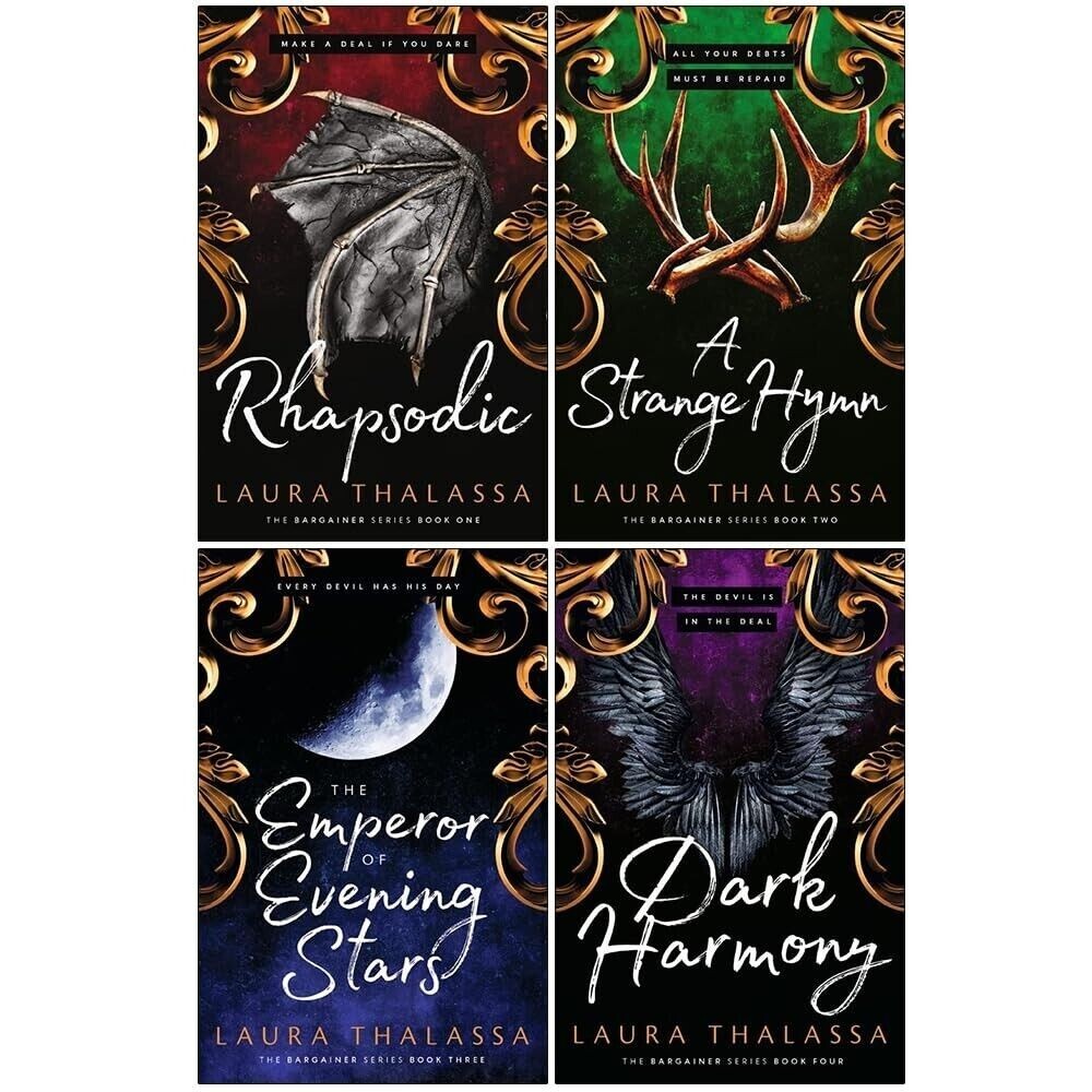 Bargainer Series 4 Books Collection Set by Laura Thalassa Rhapsodic ...