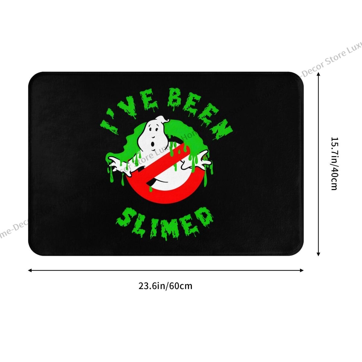 Ghostbusters Bedroom Mat Been Slimed Doormat Flannel Carpet Balcony ...