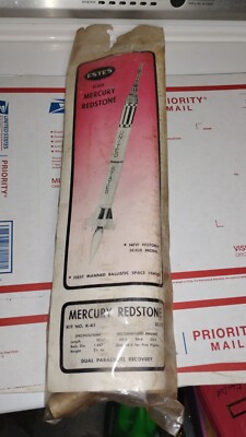 Estes Scale Mercury Redstone Flying Model Rocket Kit - #K-41 | eBay