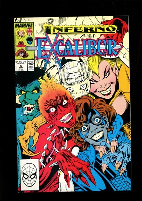 EXCALIBUR 6 (9.0) 1ST ALISTAIRE & ALYSANDE STUART ALAN DAVIS MARVEL ...