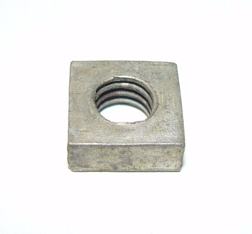 3/8"-16 Square Nuts - Coarse Thread - Zinc Plated Finish-Mixed - Lot of ...