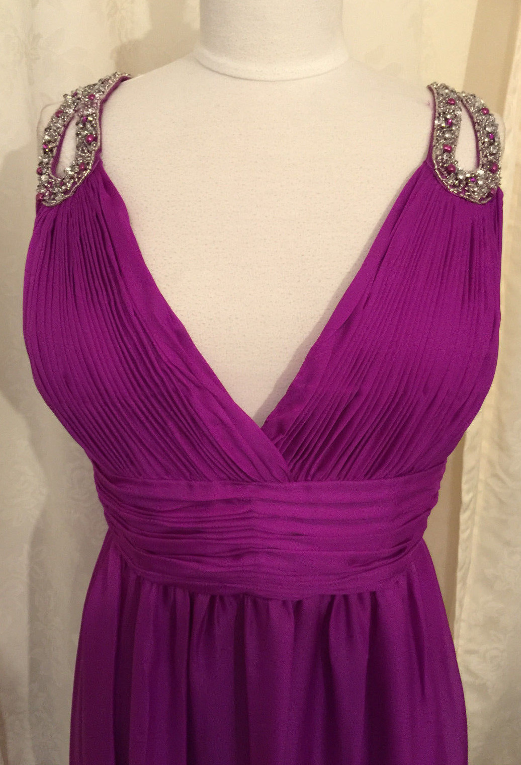 MAGENTA SEXY PAGEANT PROM COCKTAIL DRESS HOMECOMING EVENING FORMAL GOWN ...