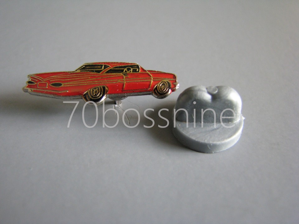 1959 CHEVY CHEVROLET IMPALA RED 1" BUBBLE TYPE AUTOMOTIVE HAT PIN LAPEL ...
