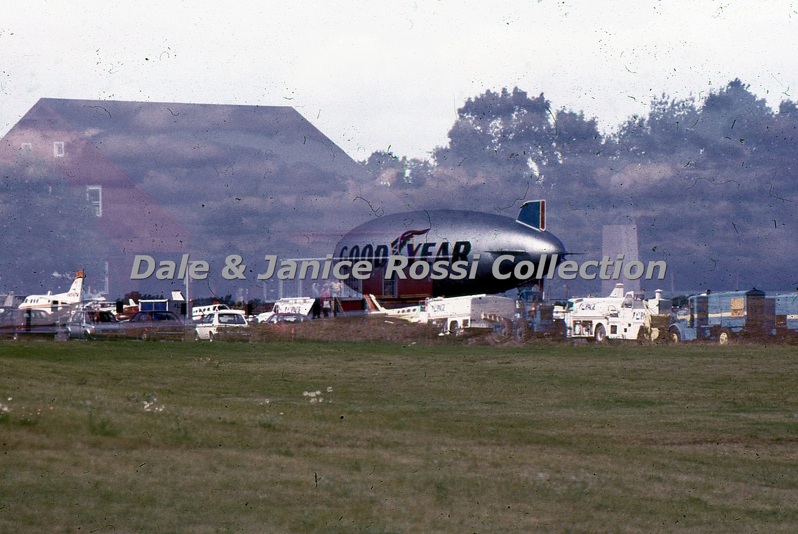 M146 35mm Slide 1980's Grounded Goodyear Blimp , Instant Photo ...