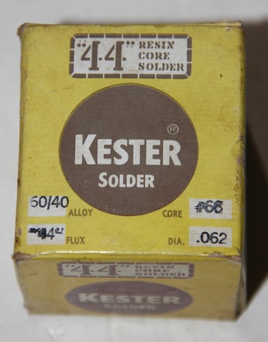 Vintage Kester Solder Resin Core 60/40 14.9oz | eBay