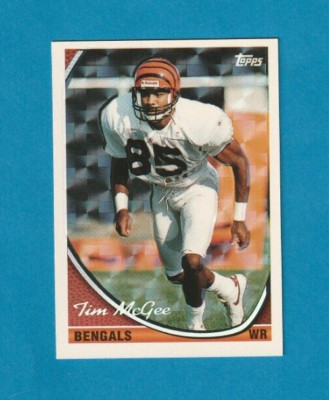1994 Topps NFL SPECIAL EFFECTS parallel # 365 Tim McGee CINCINNATI ...