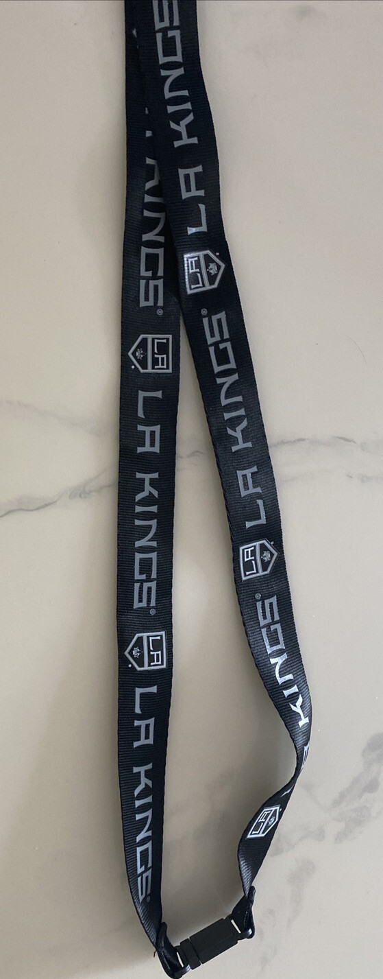 Los Angeles Kings LA Kings Lanyard Keychain Black | eBay