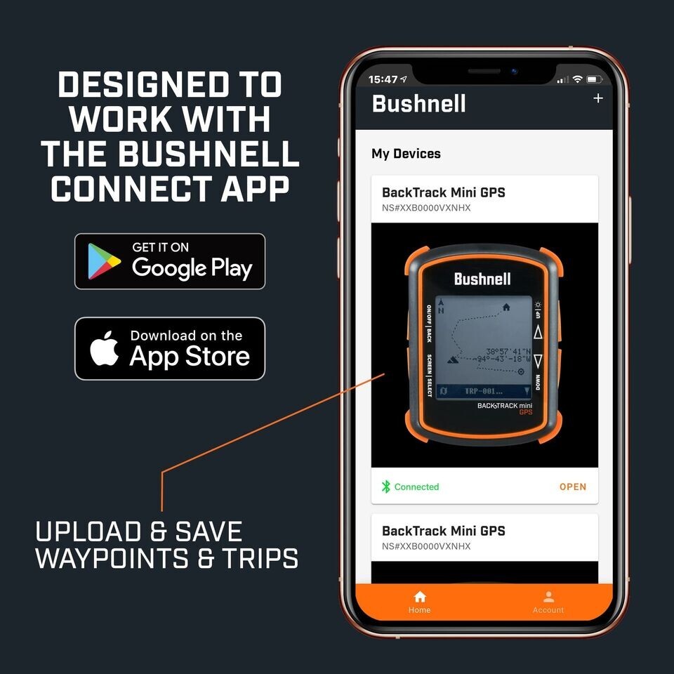Bushnell BackTrack Mini GPS Navigation, Portable Waterproof GPS ...
