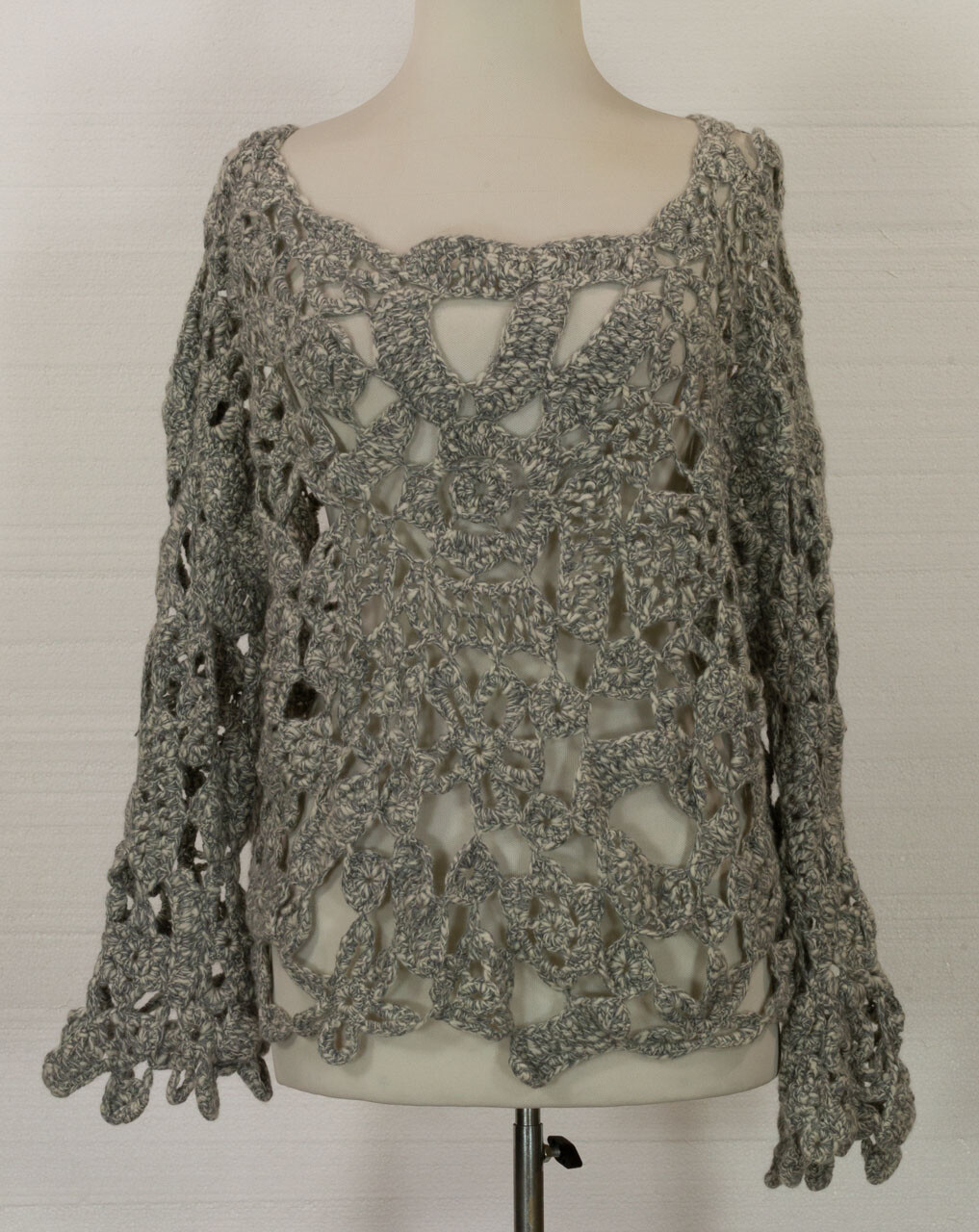 HANIA BY ANYA COLE 100% CASHMERE CROCHET HAND KNITTED… - Gem