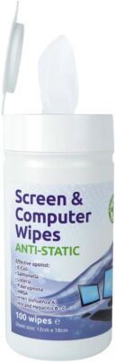 1 x Computer Screen Wipes Laptop iPhone TV Monitor Cleaner Anti Static ...