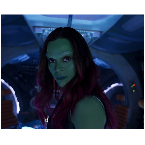Gamora Zoe Saldana Hair