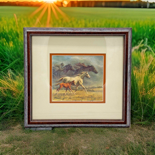 Fred Stone "The Eternal Legacy" Framed and Matted Signed Print 11"Hx12 ...