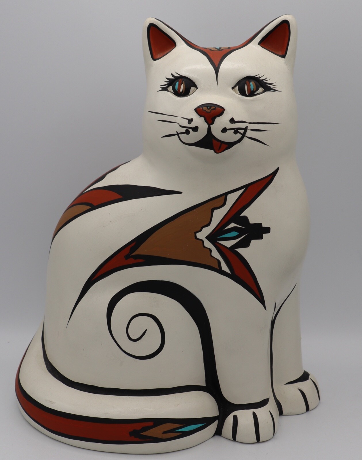 Native American Pottery Cat