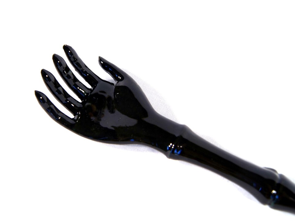 Hand Painted 18" Backscratcher Back Scratcher Blue Shark Fish 422B | eBay