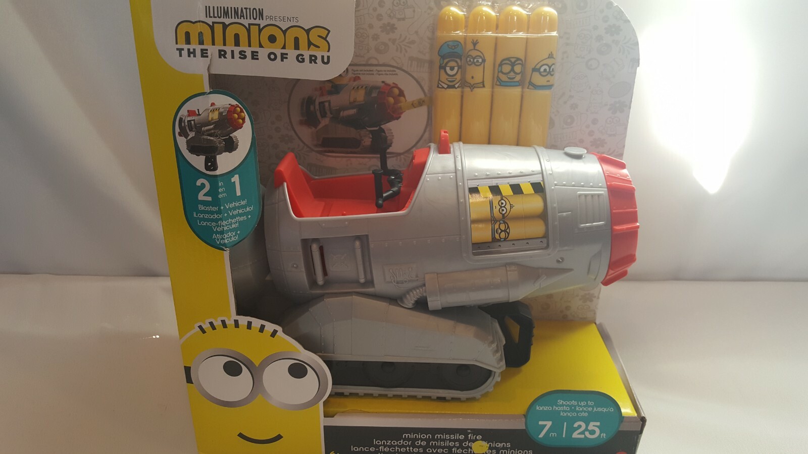 Minions The Rise of Gru Mini Missile Fire Blaster & Vehicle | eBay