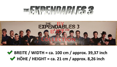 EXPENDABLES 3 Plakat Poster Banner Tafel Werbung Videothek Promo ...