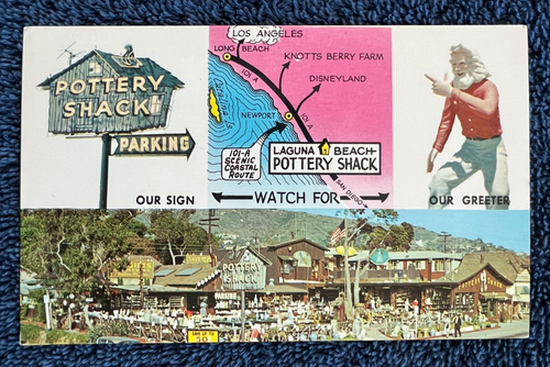 Postcard ~ Pottery Shack ~ Laguna Beach ~ CA ~ UNMAILED | eBay