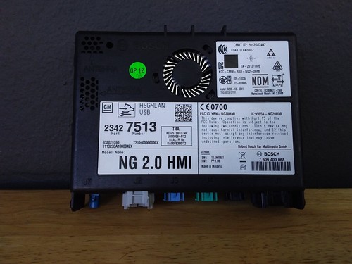 2013 CHEVY CORVETTE C7 HMI HUMAN INTERFACE MODULE 23427513 XTS ...