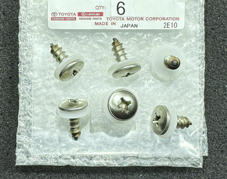 89 - 95 TOYOTA PICKUP REAR TAILGATE SCREW ACCESS COVER PANEL SCREWS OEM ...