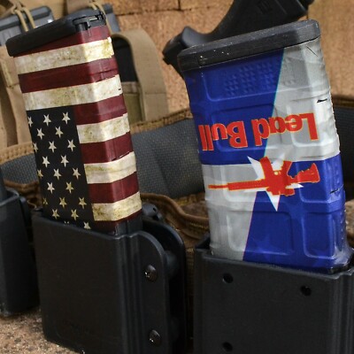 GunSkins M-Series Mag Skin Vinyl Wrap for Airsoft (AEG) Magazines ...