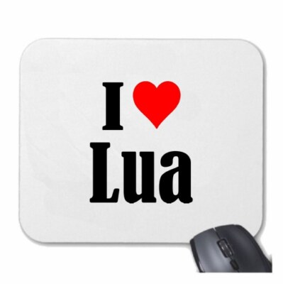 MOUSEPAD Mauspad I Love Lua Ich Liebe Lua | eBay.de