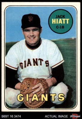 1969 Topps #204 Jack Hiatt Giants 4.5 - VG/EX+ | eBay