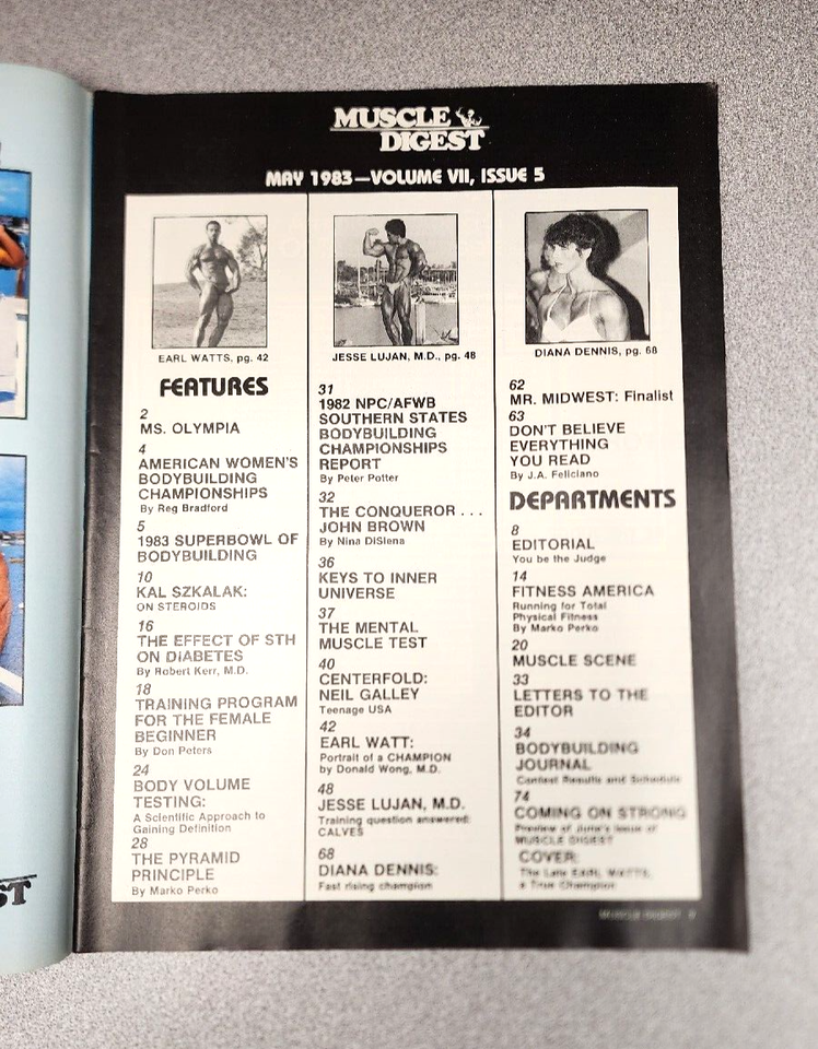 Muscle Digest, May 1983 | eBay